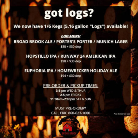 We now have 1/6 Kegs | Broad Brook Brewing Company